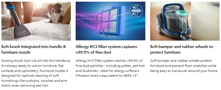 Philips 5000 Series Bagless vacuum cleaner FC9570/62 | Shopee Malaysia