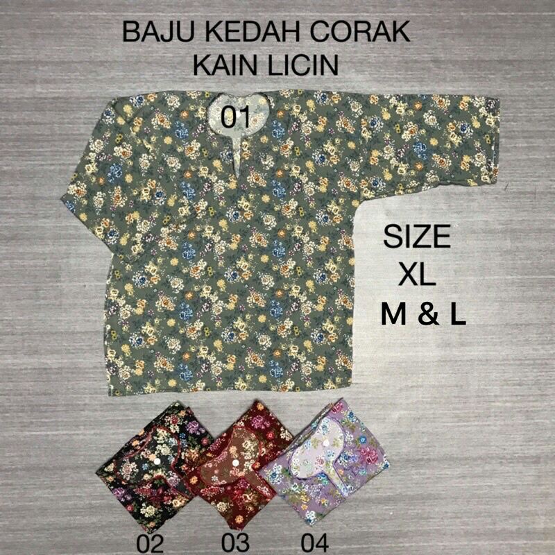 Baju Kedah Klasik / Opah / Kain Licin | Shopee Malaysia