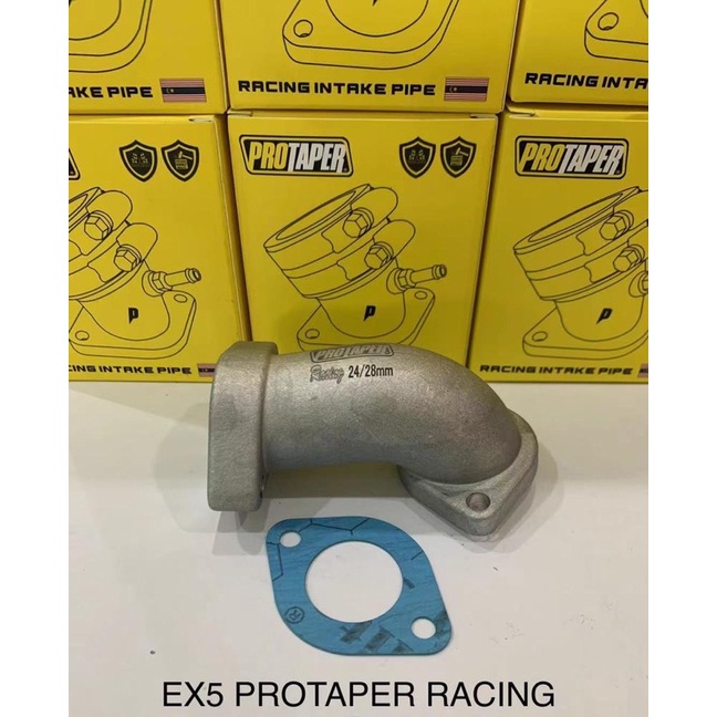 Ex5 / Dream / wave125 protaper racing intake pipe Tengkuk 22mm & 24 ...