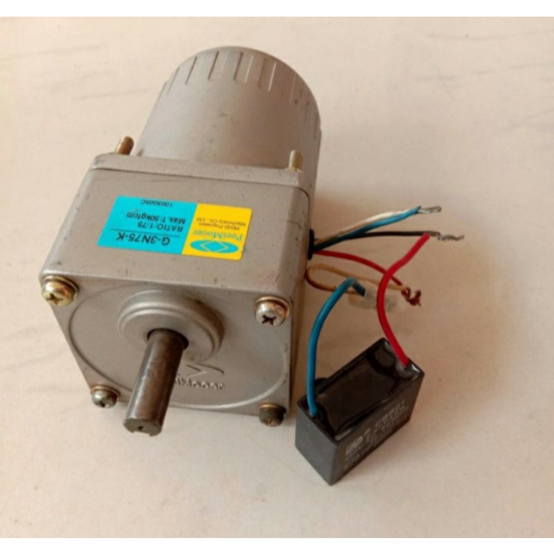 Peeimoger Ac Motor Gearbox 220V 15W Ratio 1:75 High torque | Shopee ...