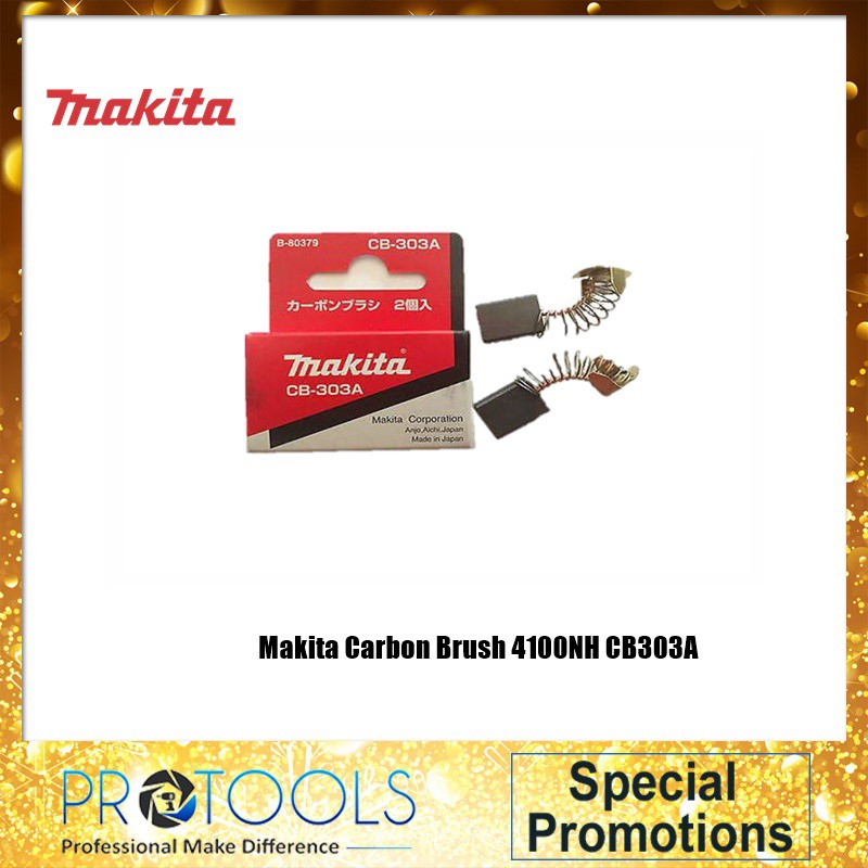MAKITA CB-303A ( CB303A ) Carbon Brush B-80379 4100NH - ORINGINAL ...