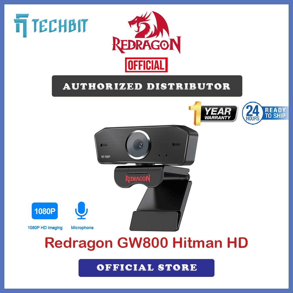 Redragon GW800 Hitman FHD Webcam | Shopee Malaysia