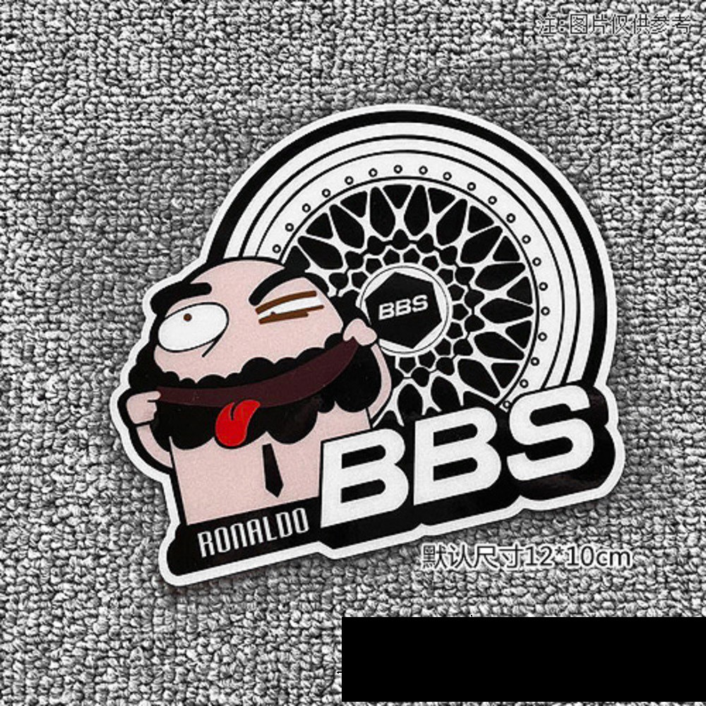 Issued BBS Sticker Throwing Side Wheel Modified Car Rim Tire Garland ...