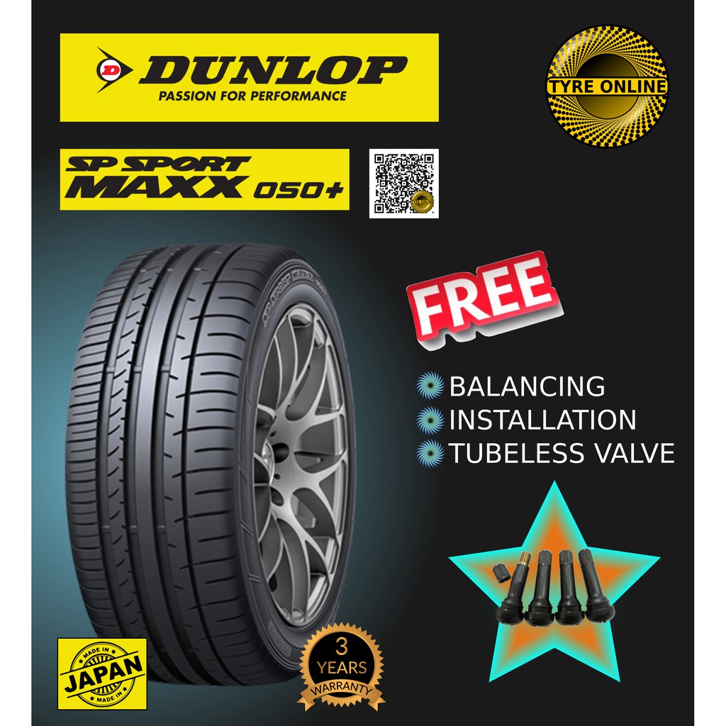 DUNLOP SP SPORT MAXX 050+ 215/45R17 NEW TYRE TIRES TAYAR BARU RIM 17 CIVIC ALTIS ONLINE FREE ...