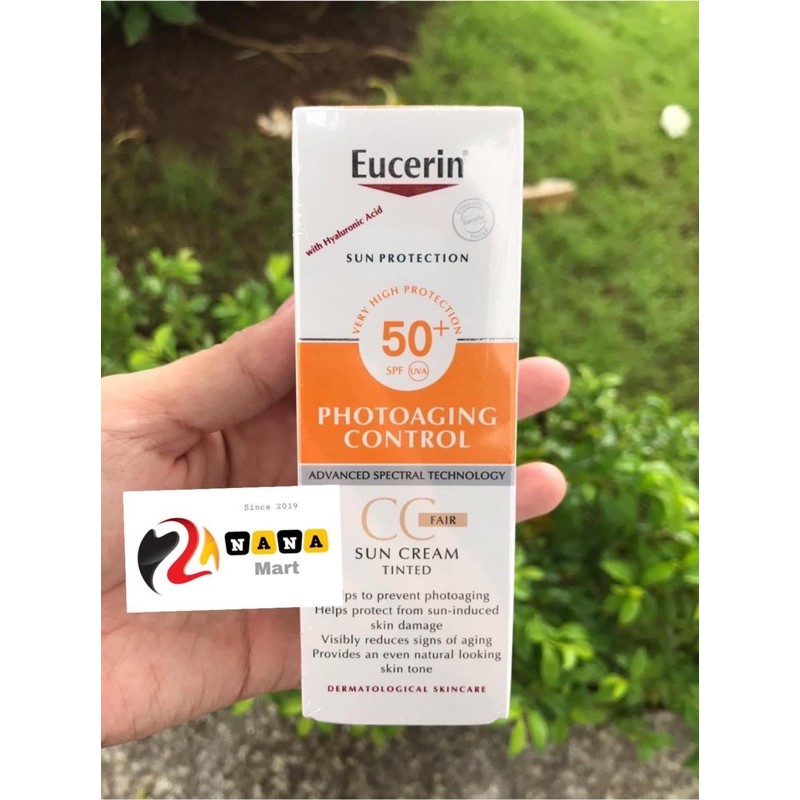 Eucerin CC Cream Photoaging Control Tinted (Even Skin Tone) | Shopee ...
