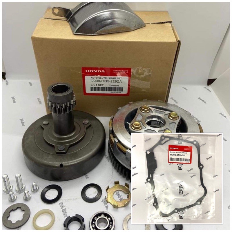 EX5 AUTO CLUTCH COMP SET ORIGINAL THAILAND EX5/HIGH POWER/DREAM/WAVE100/MR1/KRISS100/CLASS1 ...