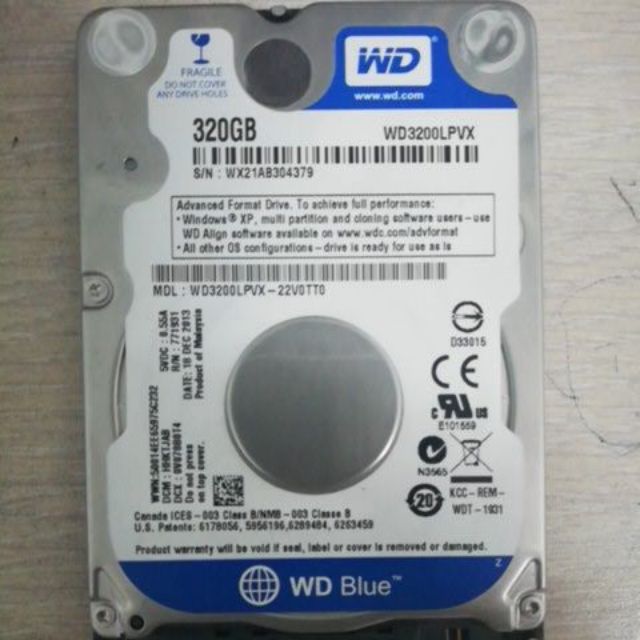 WD Blue WD3200LPVX 320GB SATA 2.5" | Shopee Malaysia