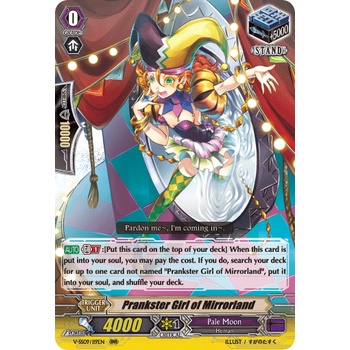 Cardfight Vanguard V-SS09 V-SS09/119EN Prankster Girl of Mirrorland Pale Moon RRR (English ...