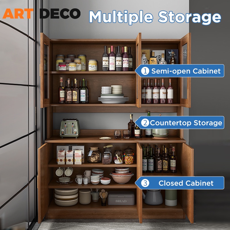 Kitchen Cabinet Kabinet Dapur Storage Cabinet Rak Dapur Kitchen Rack ...