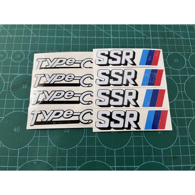 Sticker Rim SSR TYPE C | Shopee Malaysia