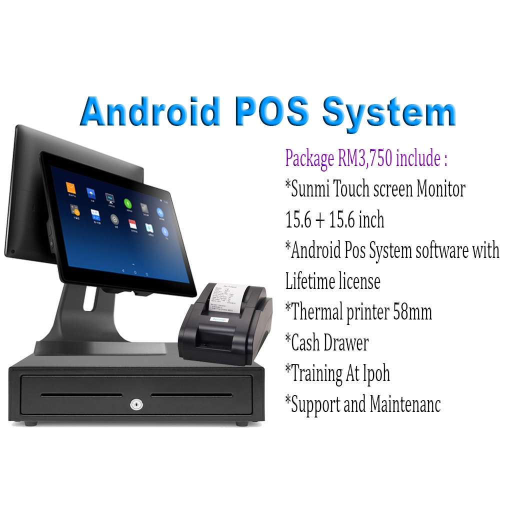 Sunmi Android POS System Point of Sales Package 1 | Shopee Malaysia