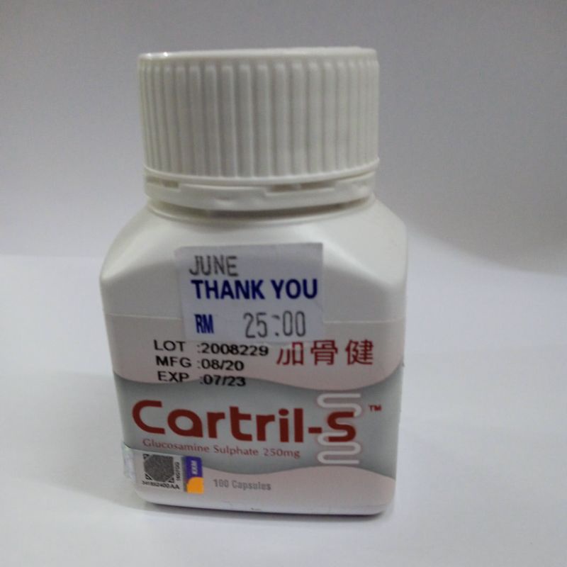 Cartril-S (Glucosamine Sulphate 250mg) 100's | Shopee Malaysia