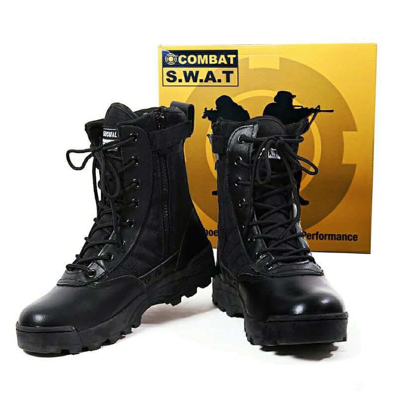 KASUT OPERASI TACTICAL BOOT SWAT | Shopee Malaysia
