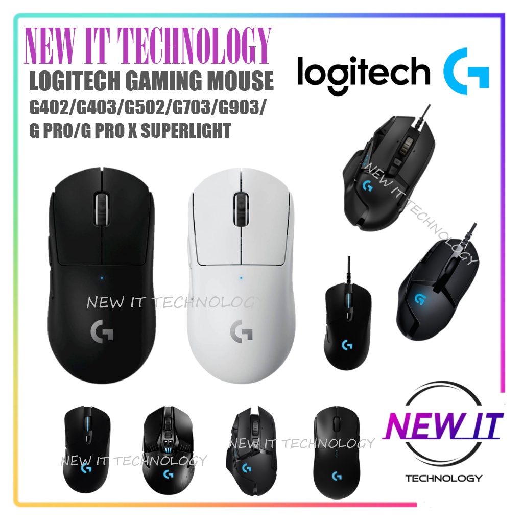 LOGITECH G304|G402 HYPERION FURY|G502|G604|G703 LIGHTSPEED|G903|G PRO ...