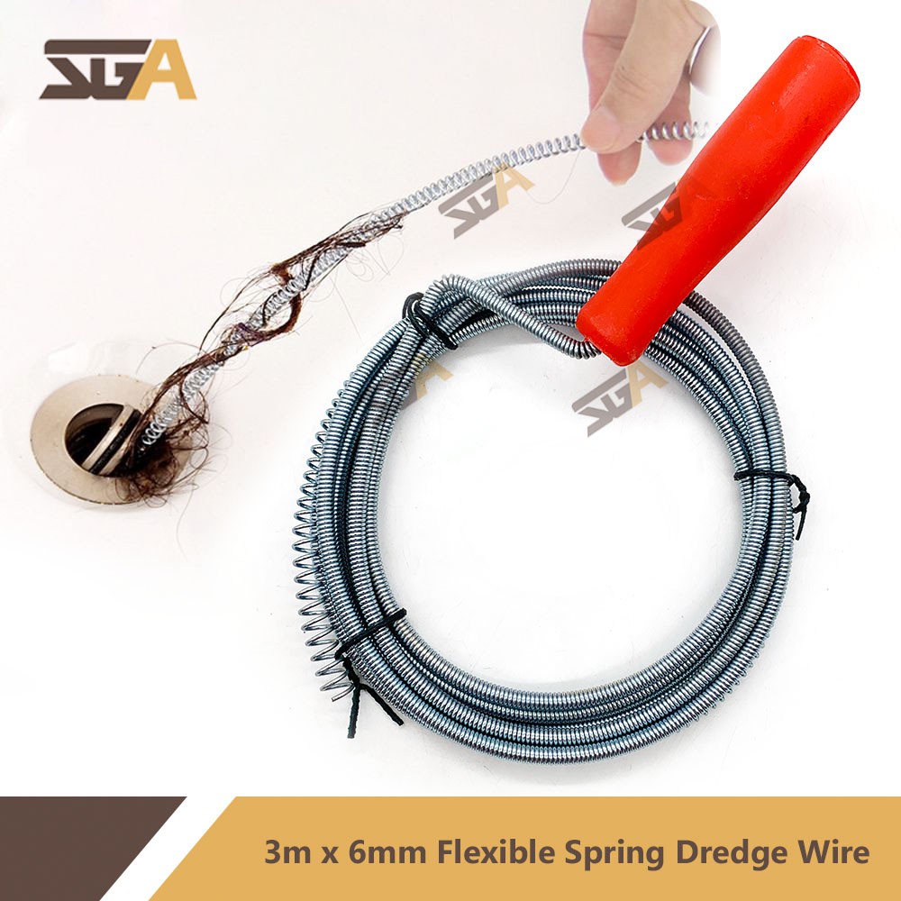 VAGO Flexible Spring Dredge Wire, Sink Blockage Remover, Clog Clean ...