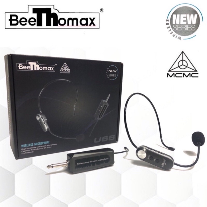 BEETHOMAX U66-01/ U66-02 WIRELESS HEADSET MICROPHONE MCMC APPROVED ...