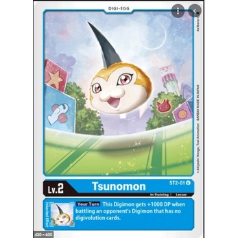 St02 - Digimon Card - St2-01 Tunomon | Shopee Malaysia