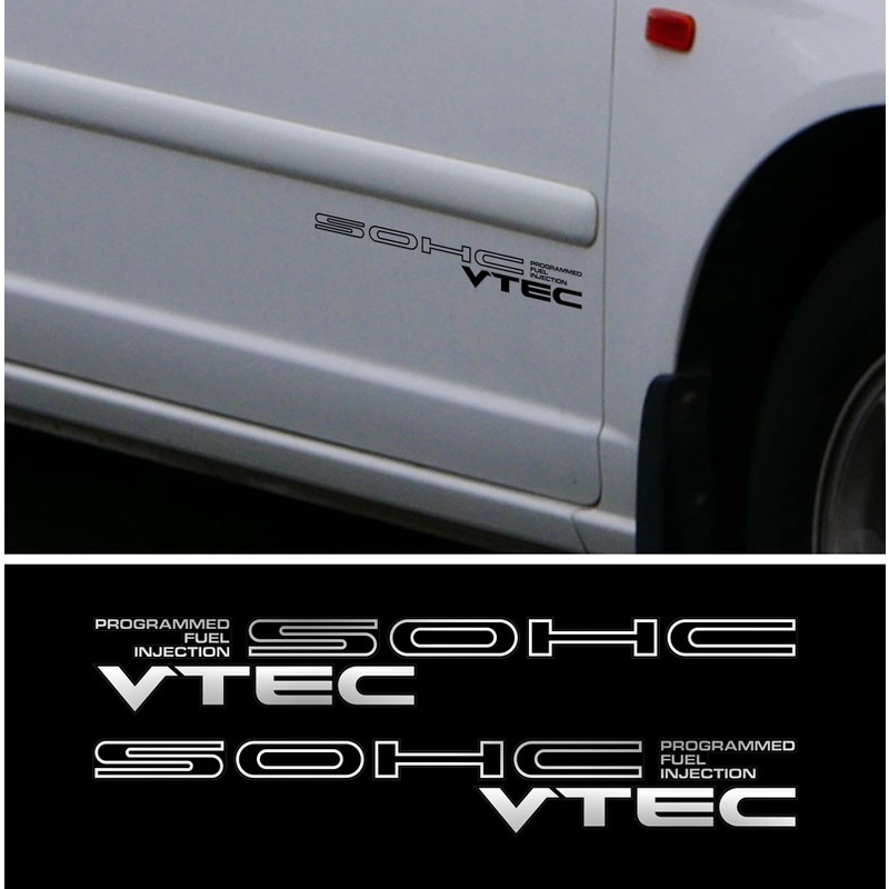 HONDA SOHC VTEC (PROGRAMED FUEL INJECTION) VINYL DECALS | Shopee Malaysia