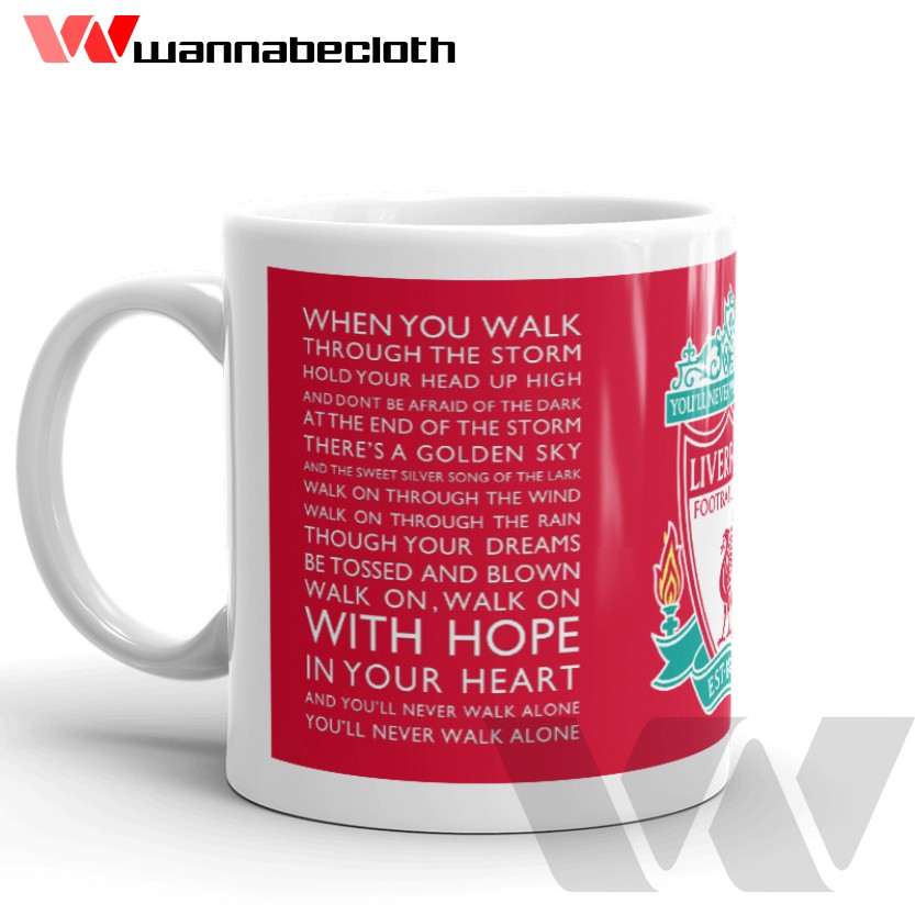 Liverpool Glass Liverpool Mug Liverpool Print Mug Custom Souvenir Mug Collection Football Mug ...