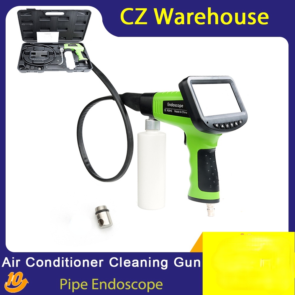 Car Air Conditioner Cleaning Gun Inspection LCD Display Visual Cleaning ...