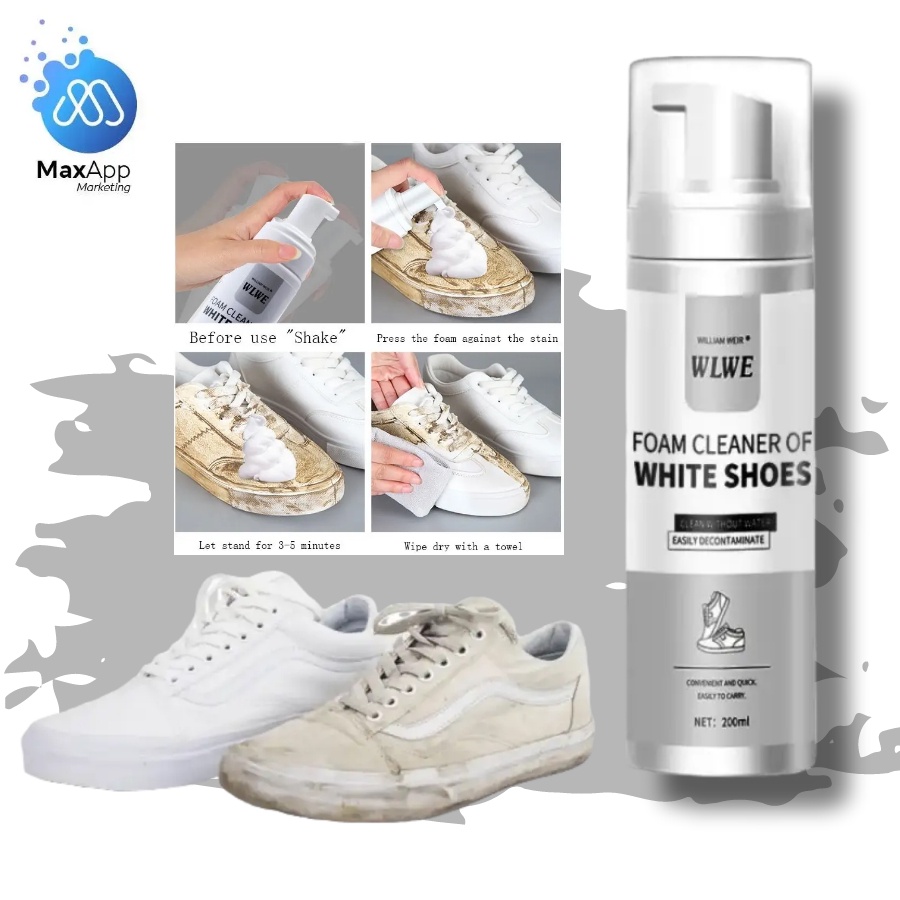 (Ready Stock) White Shoes Cleaner Foam For School Shoes , Sport Shoe ...