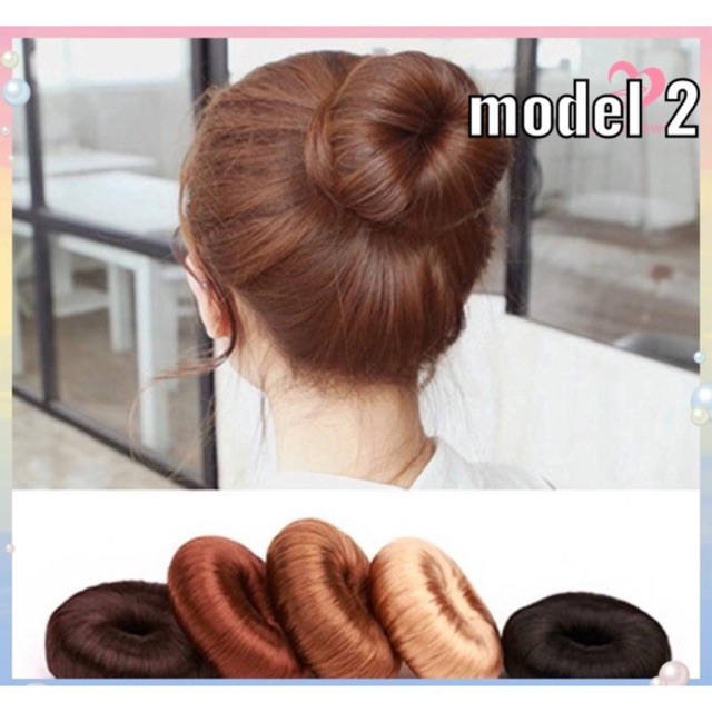 Hairbun donut Hair bun donut hairbun donut fun bun donut bun donut X6 ...