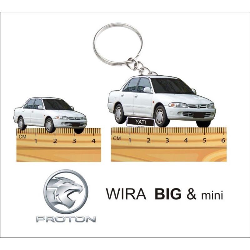 Proton Wira keychain white (combo) | Shopee Malaysia