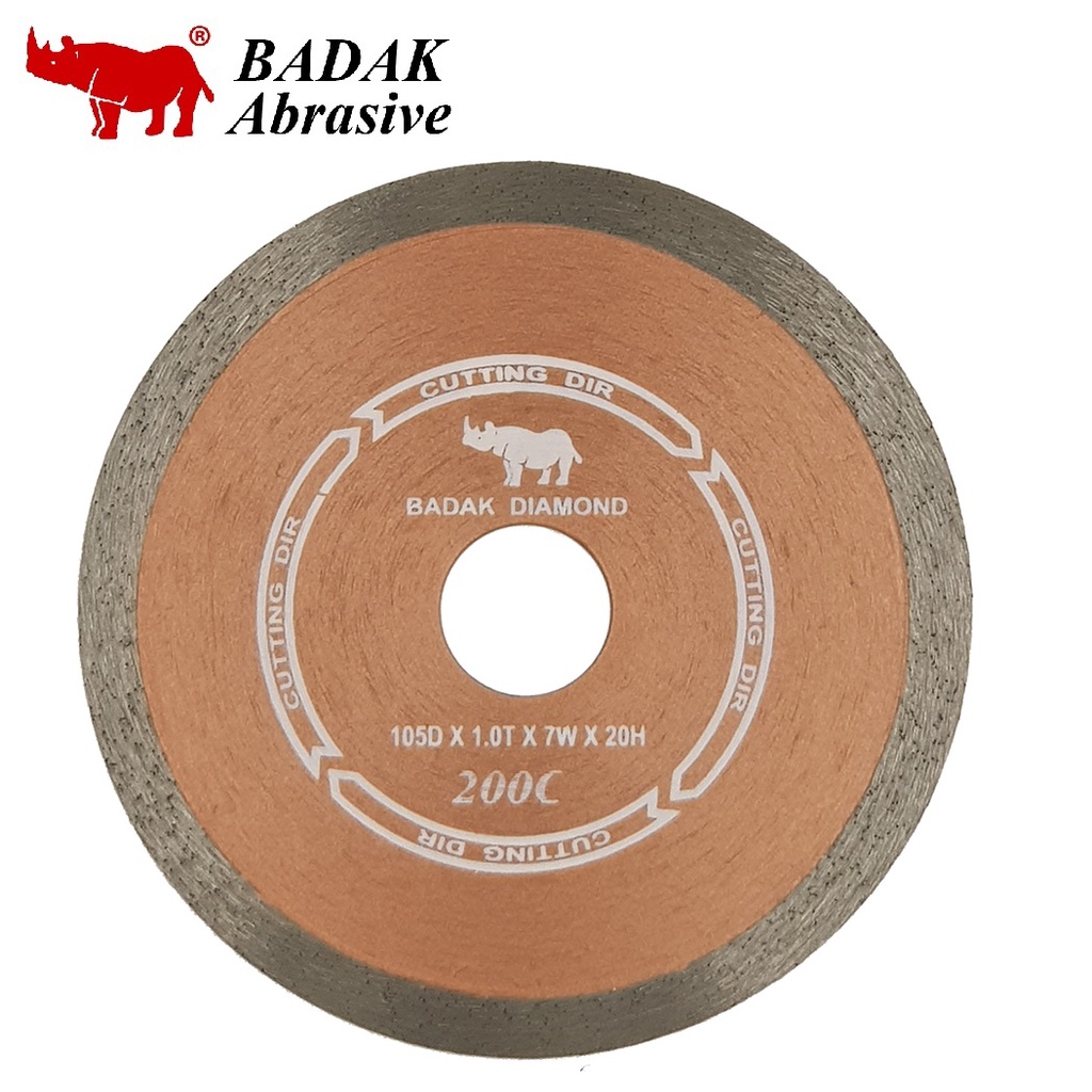 Badak 4" Diamond Cutting & Grinding Disc / Diamond Cutting wheel ...
