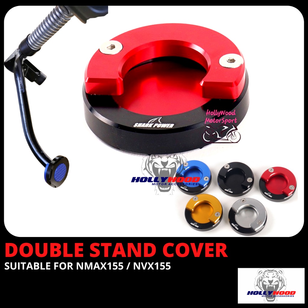 DOUBLE STAND COVER YAMAHA NVX NMAX MAIN STAND COVER ALLOY CNC PREMIUM ...