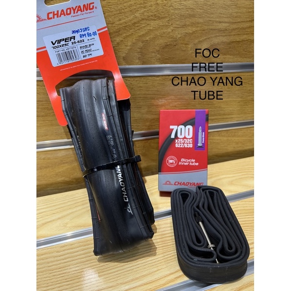 700c Roda Bike tyre / CHAOYANG VIPER Tyre / Fixie Tayar / Tayar basikal ...
