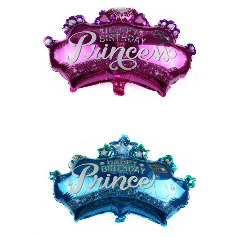 Princess Crown Balloon Baby Shower Birthday Party Decoration Foil ...