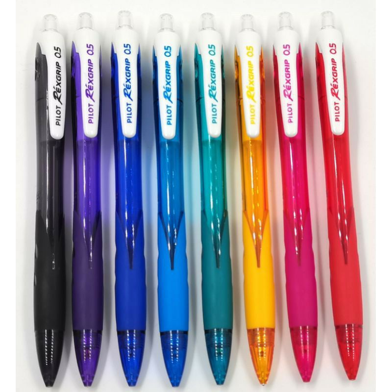 Pilot Rexgrip Mechanical Pencil HRG10R5 Eight Pastel Colour (No Lead ...