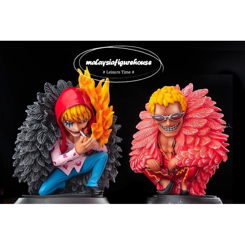 🔥BIG OFFER🔥ONE PIECE DONQUIXOTE DOFLAMINGO CORAZON BROTHER COPY RESIN ...