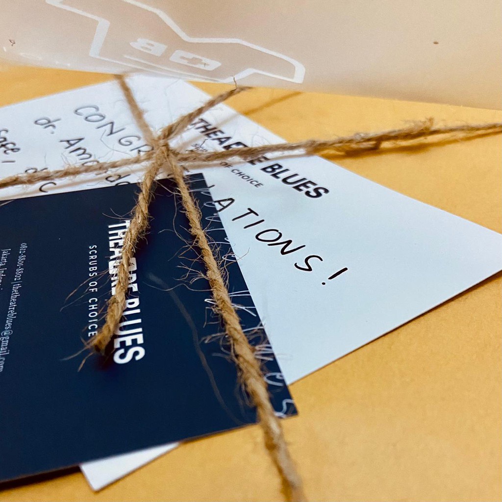 Gift Wrapping Packaging Theatre Blues (Notes Included) | Shopee Malaysia
