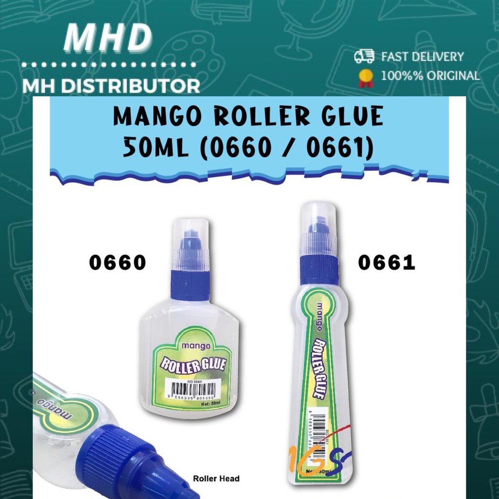 [MHD] MANGO 50ML ROLLER GLUE / TRANSPARENT WATER GLUE ( 0660 / 0661 ...
