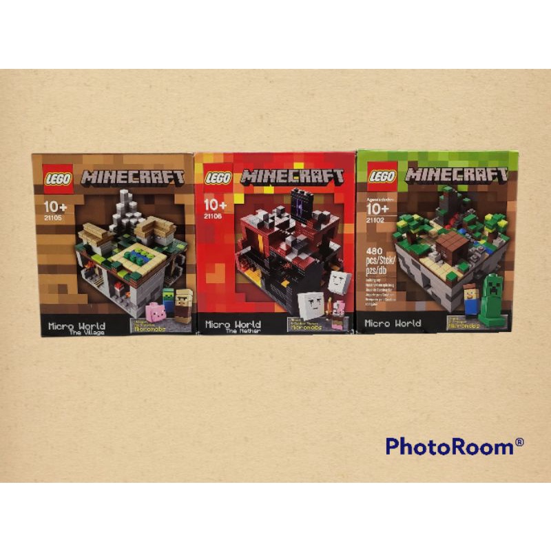 Lego Minecraft Micro World | Shopee Malaysia