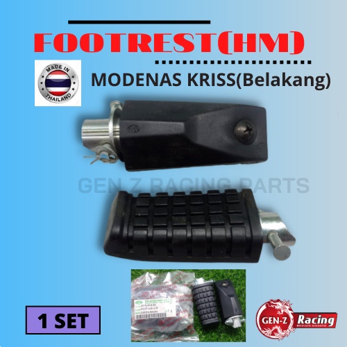 Modenas Kriss 110 REAR Footrest [Branded HM] (Left+Right) | Shopee Malaysia