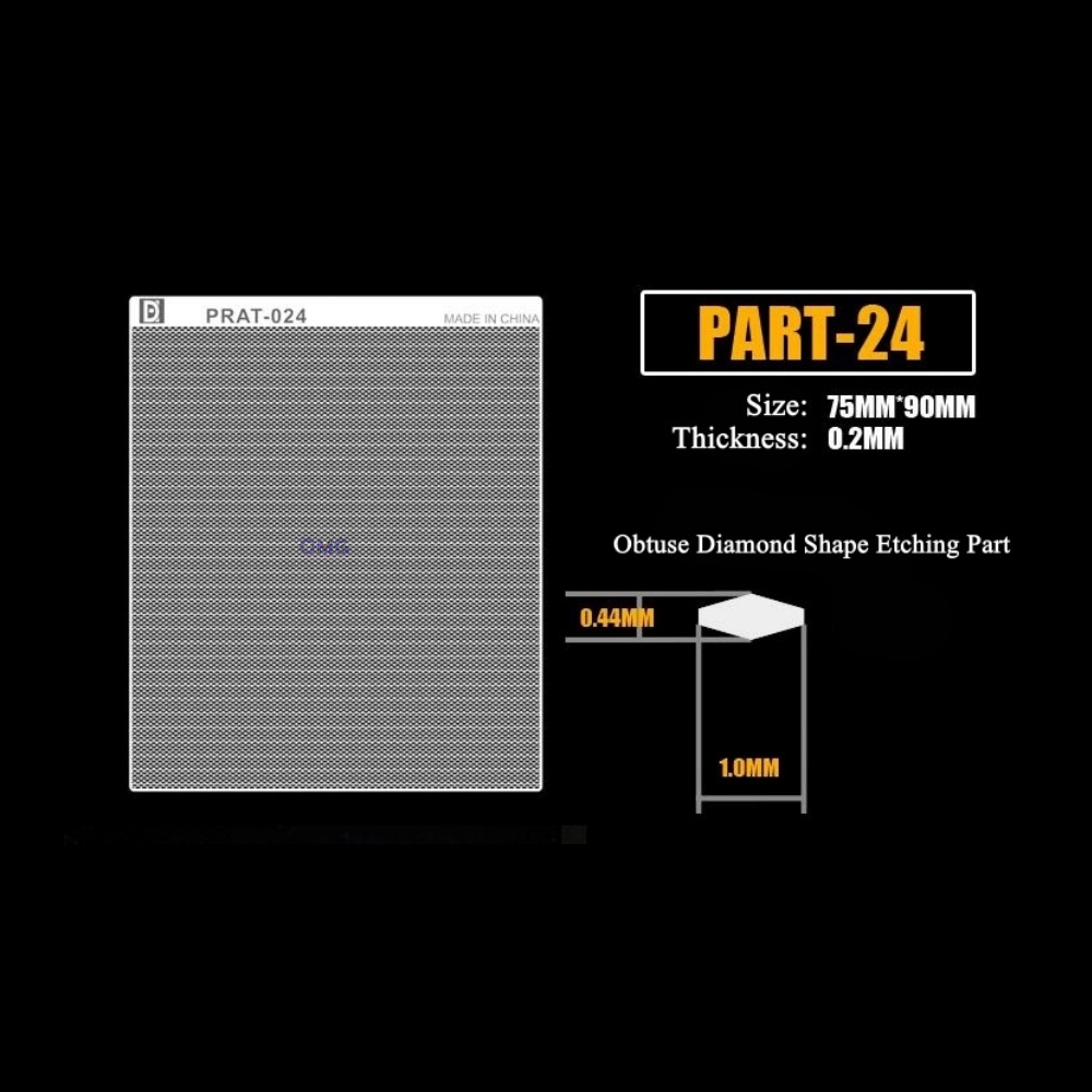 Metal Part HD Gundam Etching Part Metal Fitting GJ002 Part 19-Part 24 Metal Parts Metal Etching ...