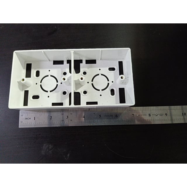 {MORE SOLID}PVC 3X3 SURFACE TYPE NUT BOX / ELECTRICAL BASE(PLUG/SUIS ...