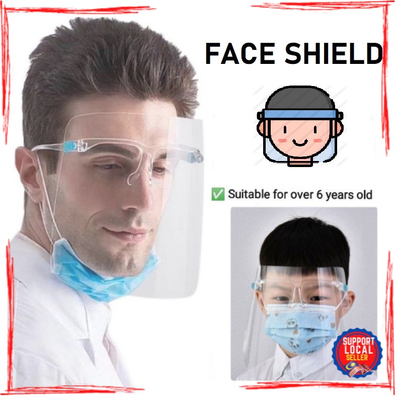 Face Shield Face Mask Protective Face Mask / Anti-fog Transparent Cover ...