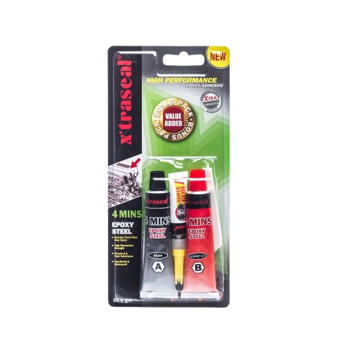 X'traseal 4 Mins Epoxy Steel ( Gam besi ) | Shopee Malaysia