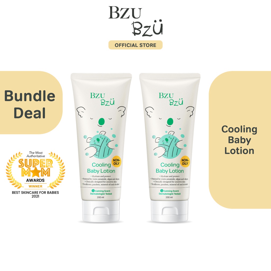 BZU BZU Cooling Baby Lotion Bundle Deal (200ml) | Shopee Malaysia