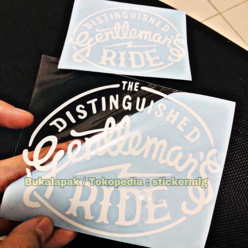 Cutting STICKER DISTINGUISHED GENTLEMANS RIDE DGR | Shopee Malaysia