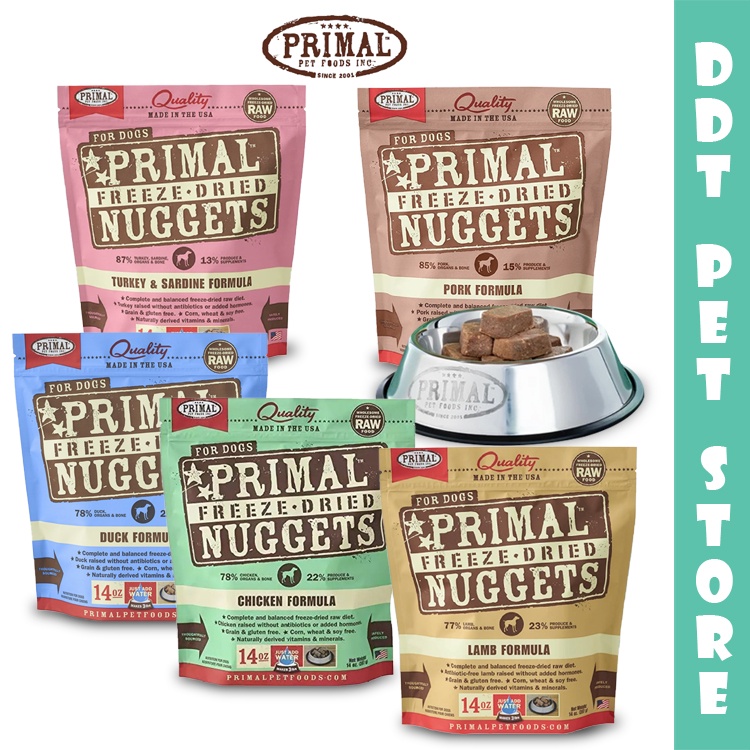 DDT New Stock !! PRIMAL Freeze Dried nuggets 14oz (Dog)-Grain Free (5 ...