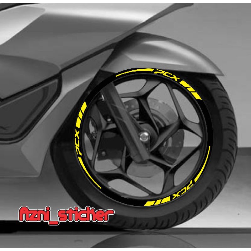 Pcx 160 stickers Motorcycle stickers Rim stickers pcx 160 rim trim ...