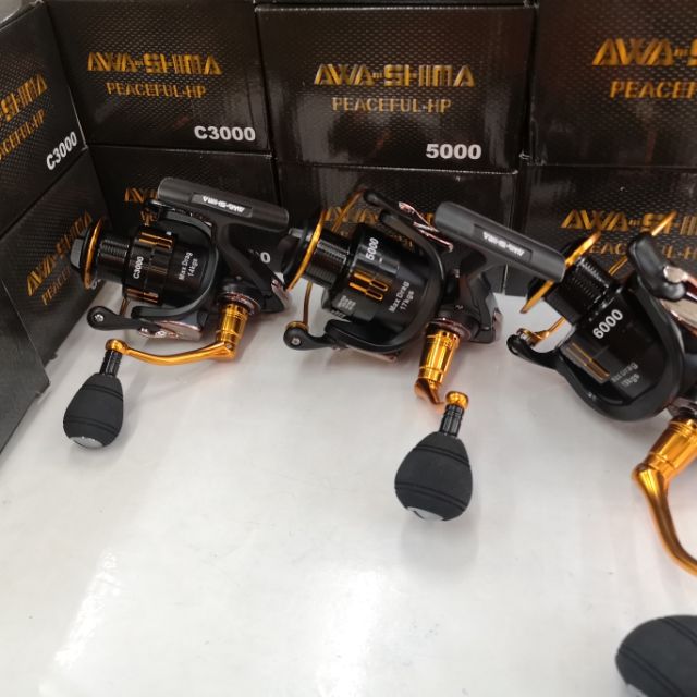 AWASHIMA PEACEFUL - HP 3000/5000/6000 FISHING REEL | Shopee Malaysia