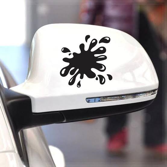 Unique cute cutting stickers, splash splash car stickers, OK variation ...