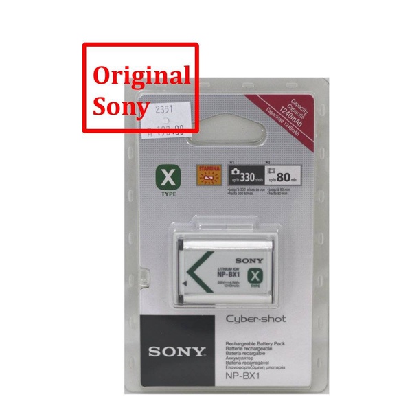 SONY NP-BX1 LITHIUM-ION X SERIES RECHARGEABLE BATTERY PACK | Shopee ...