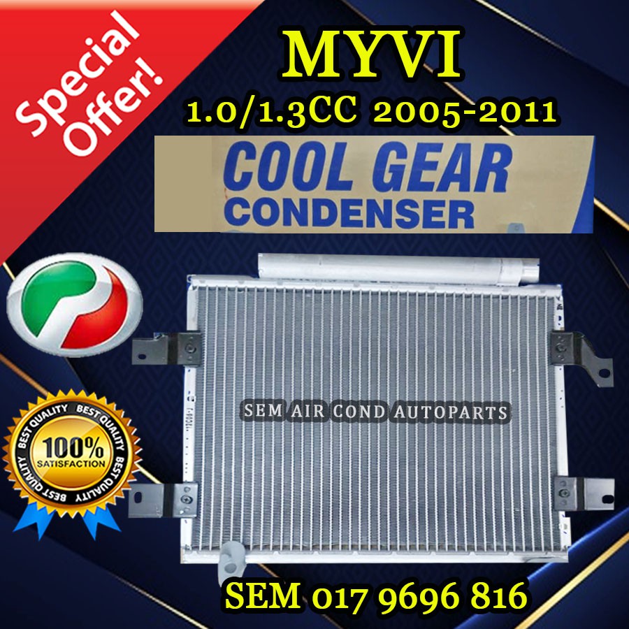 PERODUA MYVI OLD MODEL 2005-2011 YEAR COOL GEAR CONDENSER/ KONDENSER ...