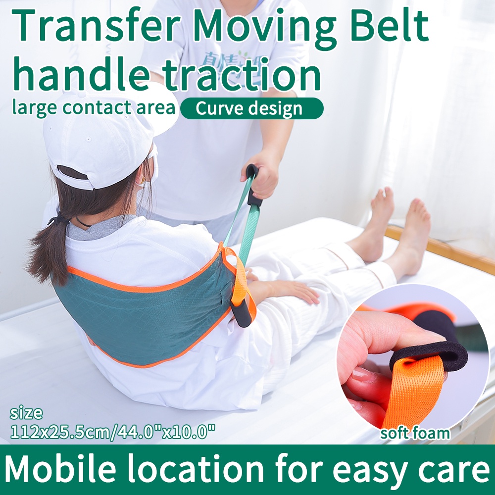 Elderly Patient Transfer Moving Belt Mobile Wheelchair Nurse Bed ...
